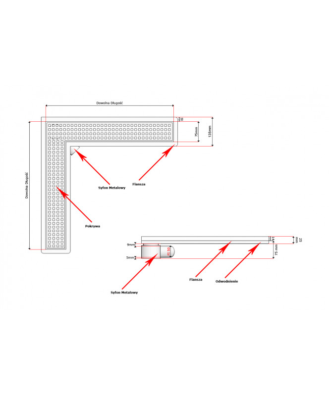 Kesmet linear drain.